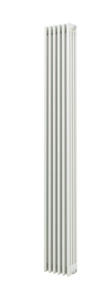 Acova 2000mm x 306mm 4790BTU White Vertical 4 Column Radiator - Screwfix