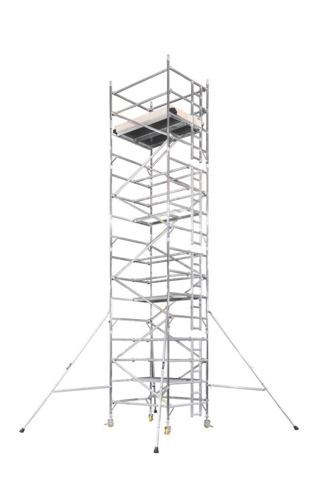 Boss 1450 Ladderspan 3T Double Depth Top Grade Aluminium Tower 1.2m x 1 ...