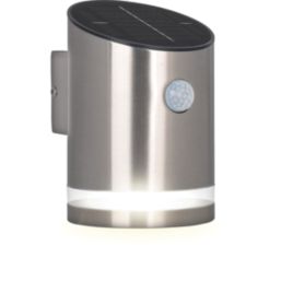 Luceco Guardian Outdoor LED Wall Light With PIR Sensor Stainless Steel ...