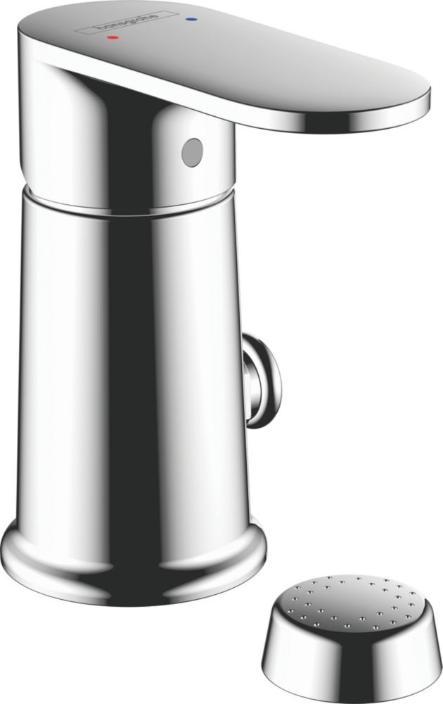 Hansgrohe Vernis Blend Chrome 116mm Mono Bidet Mixer Tap - Screwfix