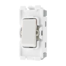 British General Nexus 20A Grid DP Control Switch White - Screwfix