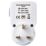 Masterplug TMS24 Mechanical Plug-In & Plug-Through Timer - Screwfix