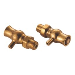 Arroll Brass Radiator Bleed Valve - Screwfix