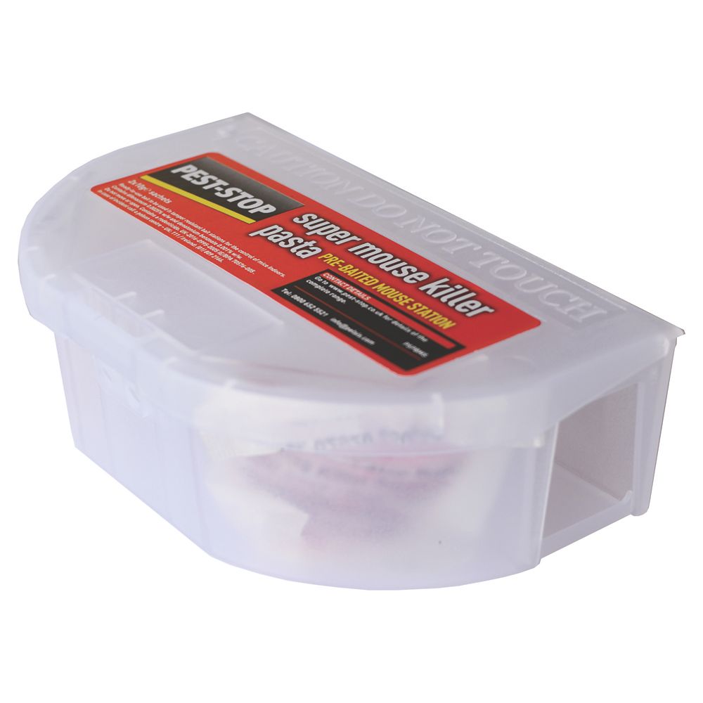 Pest-Stop Mouse Pre-Baited Station | Rat & Mouse Traps | Screwfix.com