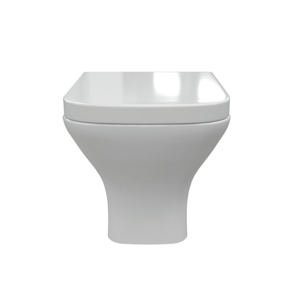 Florida Soft-Close Rimless Back-to-Wall Toilet - Screwfix