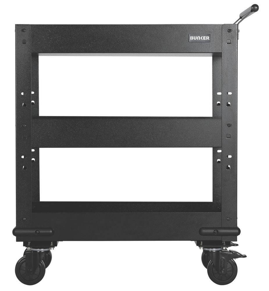 Bunker 23643 3-Tier Trolley 714mm x 410mm x 851mm - Screwfix