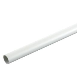 Deta TTE Round uPVC White Conduit 20mm x 3m - Screwfix