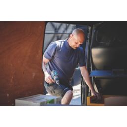 Scruffs Worker Polo Navy Medium 43" Chest - Screwfix