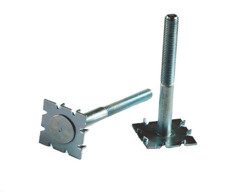 Joyner Bolt Bright Zinc-Plated Steel Spiked Timber Fixings M10 x 180mm ...