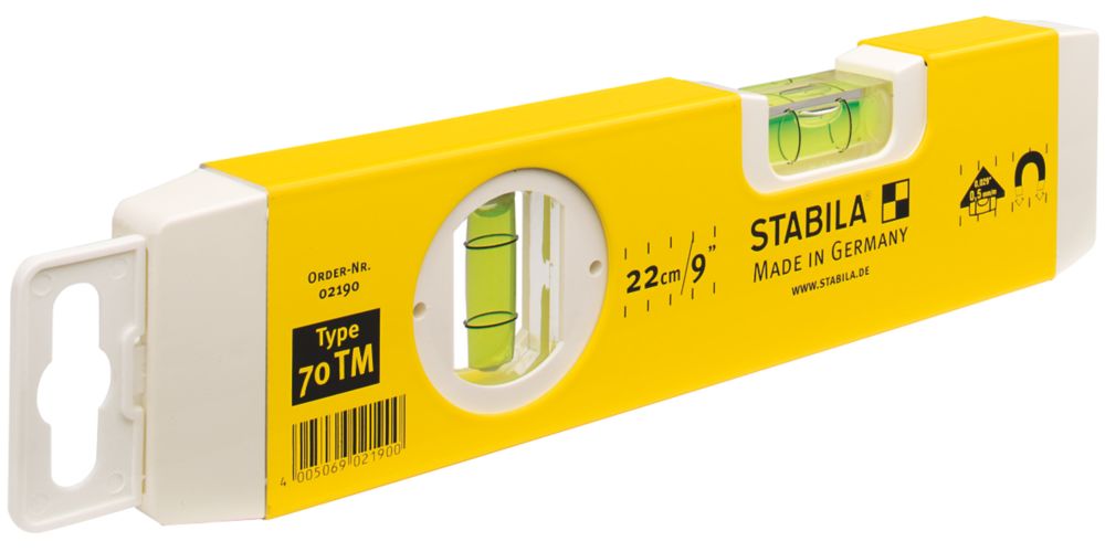 Stabila 70TM Magnetic Torpedo Spirit Level 9" (220mm) | Spirit Levels ...