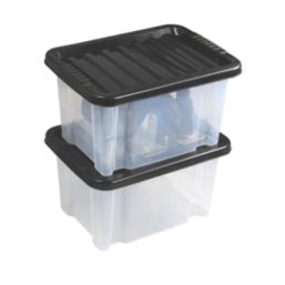 Barton Ecorax 5-Tier Metal Garage Shelving with Containers 900mm x ...