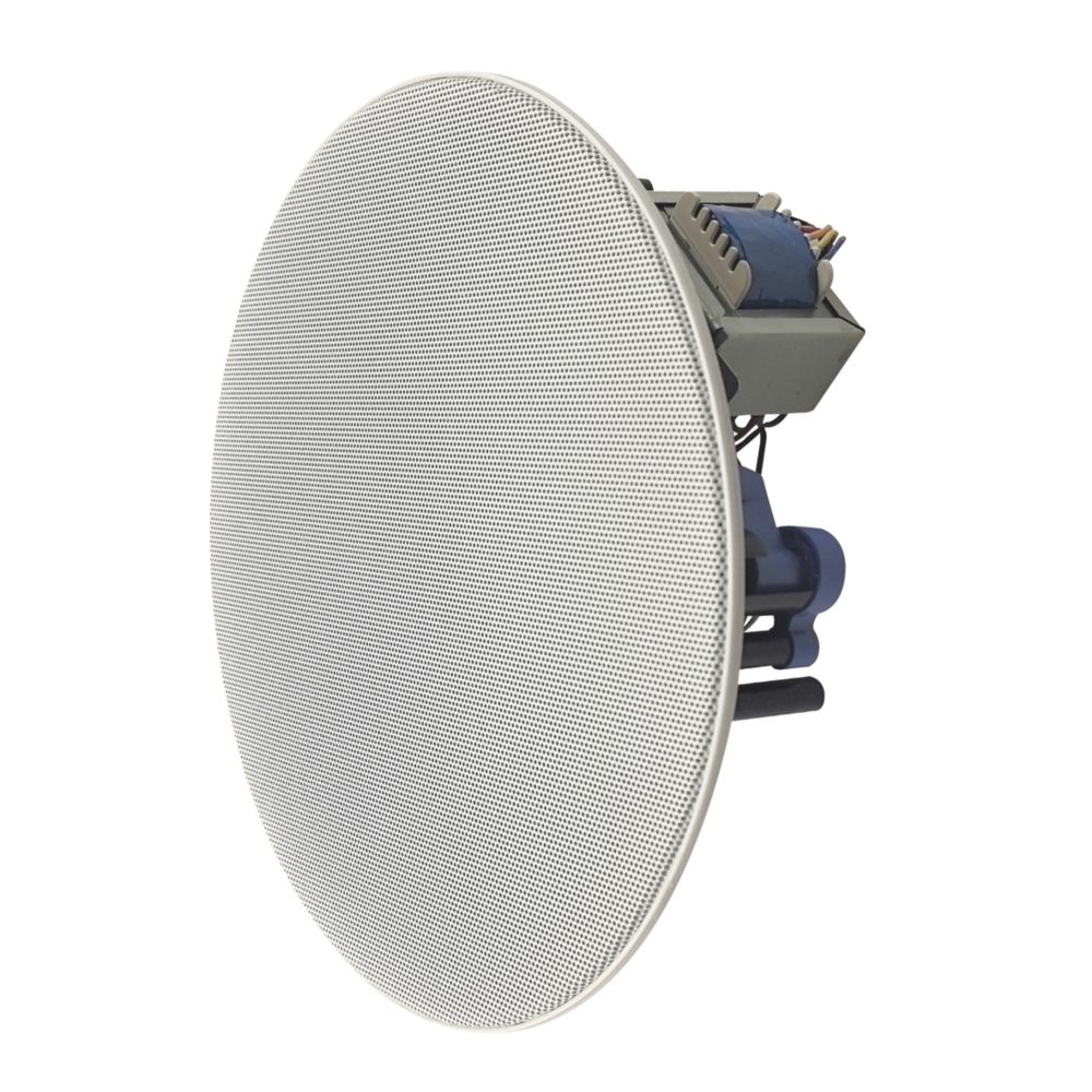 Labgear 6.5" 30W RMS Wired 2-Way Ceiling Speaker White - Screwfix