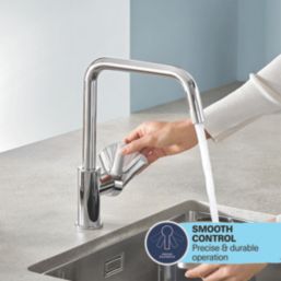Grohe QuickFix Start U-Spout Kitchen Tap Chrome - Screwfix