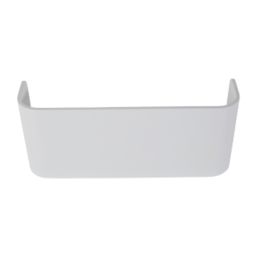 4lite White Aluminium Wall Light Front Cover - Screwfix