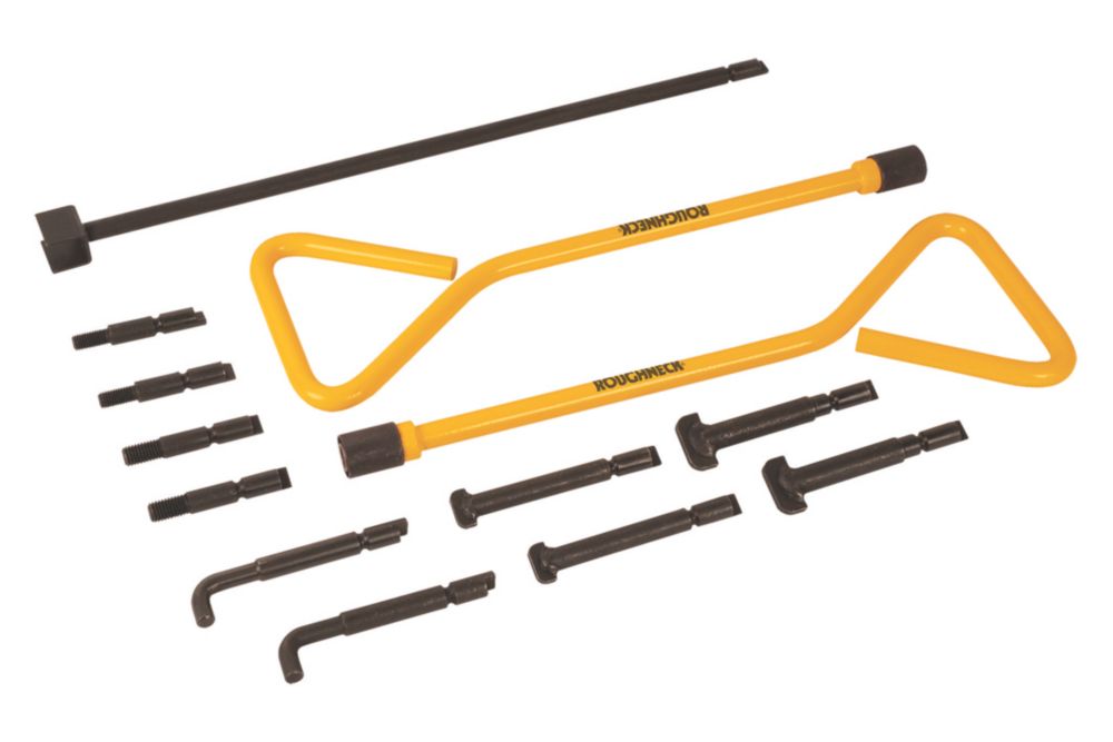 Roughneck 430mm Universal Manhole Cover Lifting Key Kit - Screwfix