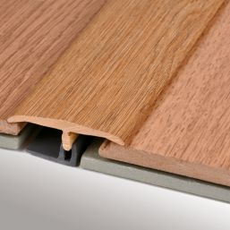 Vitrex Medium Oak Variable Height Wood/Laminate Floor Threshold 0.9m ...