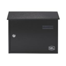 Smith & Locke Post Box Black Powder-Coated - Screwfix