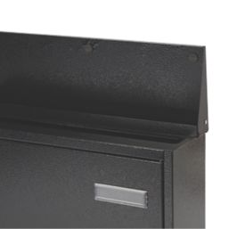 Smith & Locke Post Box Black Powder-Coated - Screwfix