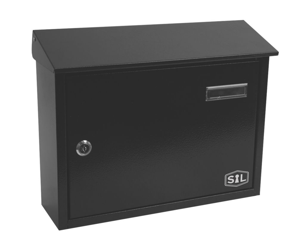 Smith & Locke Post Box Black Powder-Coated | Post Boxes | Screwfix.com