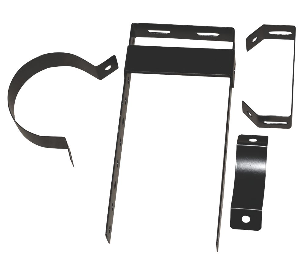 Grant Green Extended Wall Bracket Black - Screwfix