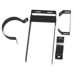 Grant Green Extended Wall Bracket Black - Screwfix