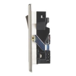 Contactum iConic 13A 2-Gang DP Switched Socket + 4.8A 24W 2-Outlet Type ...