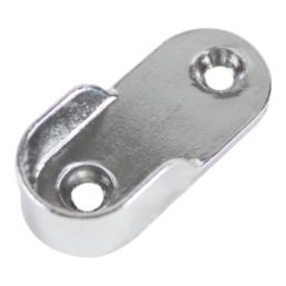 Essentials Oval Rail End Sockets Polished Stainless Steel 30mm 2 Pack ...