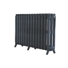 Arroll 760mm x 1154mm 6879BTU Black Cast Iron 3 Column Radiator - Screwfix