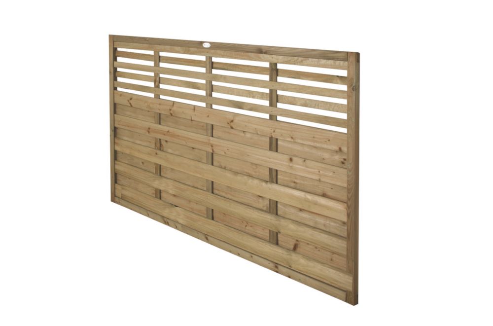 4 ' Slatted Fence Panels | Fencing | Screwfix.com