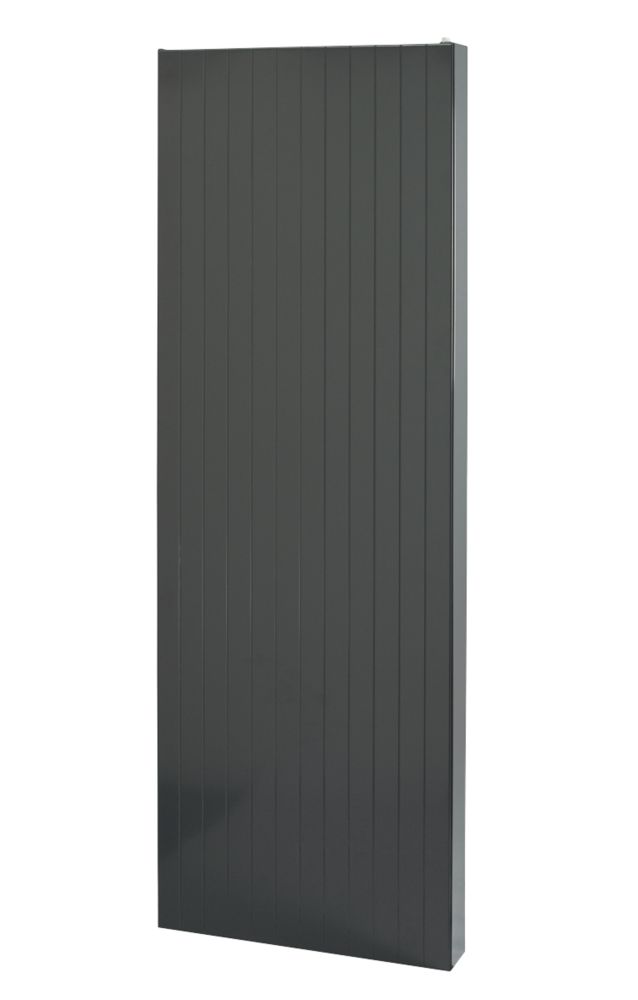 Stelrad 1800mm x 600mm 7554BTU Grey Type 22 Convector Radiator - Screwfix