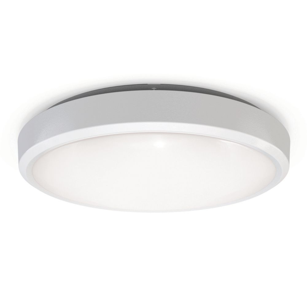 4lite Indoor Maintained Emergency Round LED Wall/Ceiling Light White ...