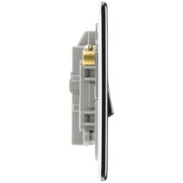 LAP 20A 1-Gang DP Boiler Switch Slate Grey with LED - Screwfix