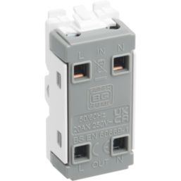 British General Nexus Grid 20A Grid DP Hob Switch White - Screwfix