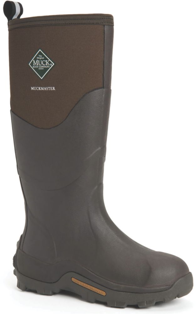 Muck Boots Muckmaster Size 11 Brown Non Safety Wellies - Screwfix