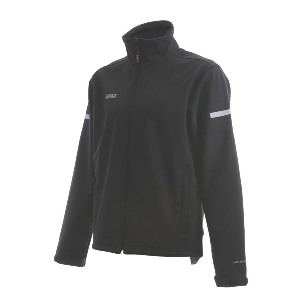 DeWalt Kansas Soft Shell Jacket Black Large 46" Chest | Work Jackets ...