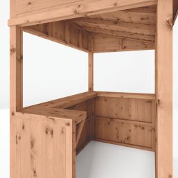 Mercia Premium Pressure-Treated 6' x 4' (Nominal) Pent Timber Garden ...