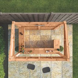 Mercia Premium Pressure-Treated 6' x 4' (Nominal) Pent Timber Garden ...