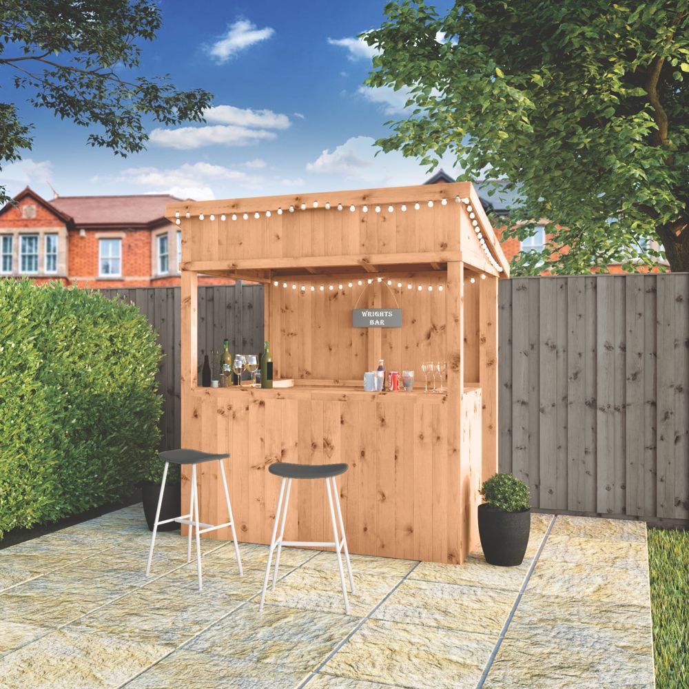 Mercia Premium Pressure-Treated 6' x 4' (Nominal) Pent Timber Garden ...