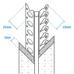 Internal Arch Bead 2-3mm x 2.5m 5 Pack - Screwfix