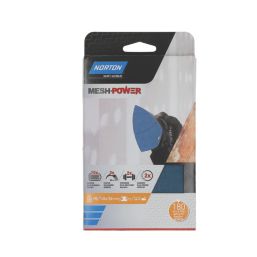 Norton 180 Grit Mesh Wood, Plaster, Plasterboard & Paint Sanding Sheets ...
