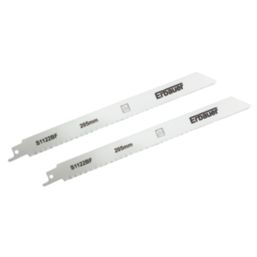 Erbauer Steel Reciprocating Saw Blades 225mm 2 Pack - Screwfix