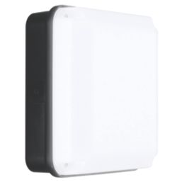 Luceco Mosi Outdoor Square LED Bulkhead Black 6W 735lm - Screwfix