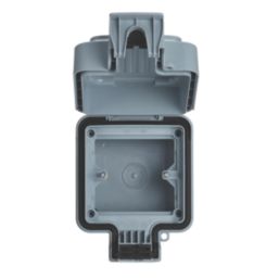 Contactum IP66 Weatherproof Outdoor 1-Gang Enclosure 170mm x 86mm x ...
