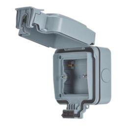 Contactum IP66 Weatherproof Outdoor 1-Gang Enclosure 170mm x 86mm x ...