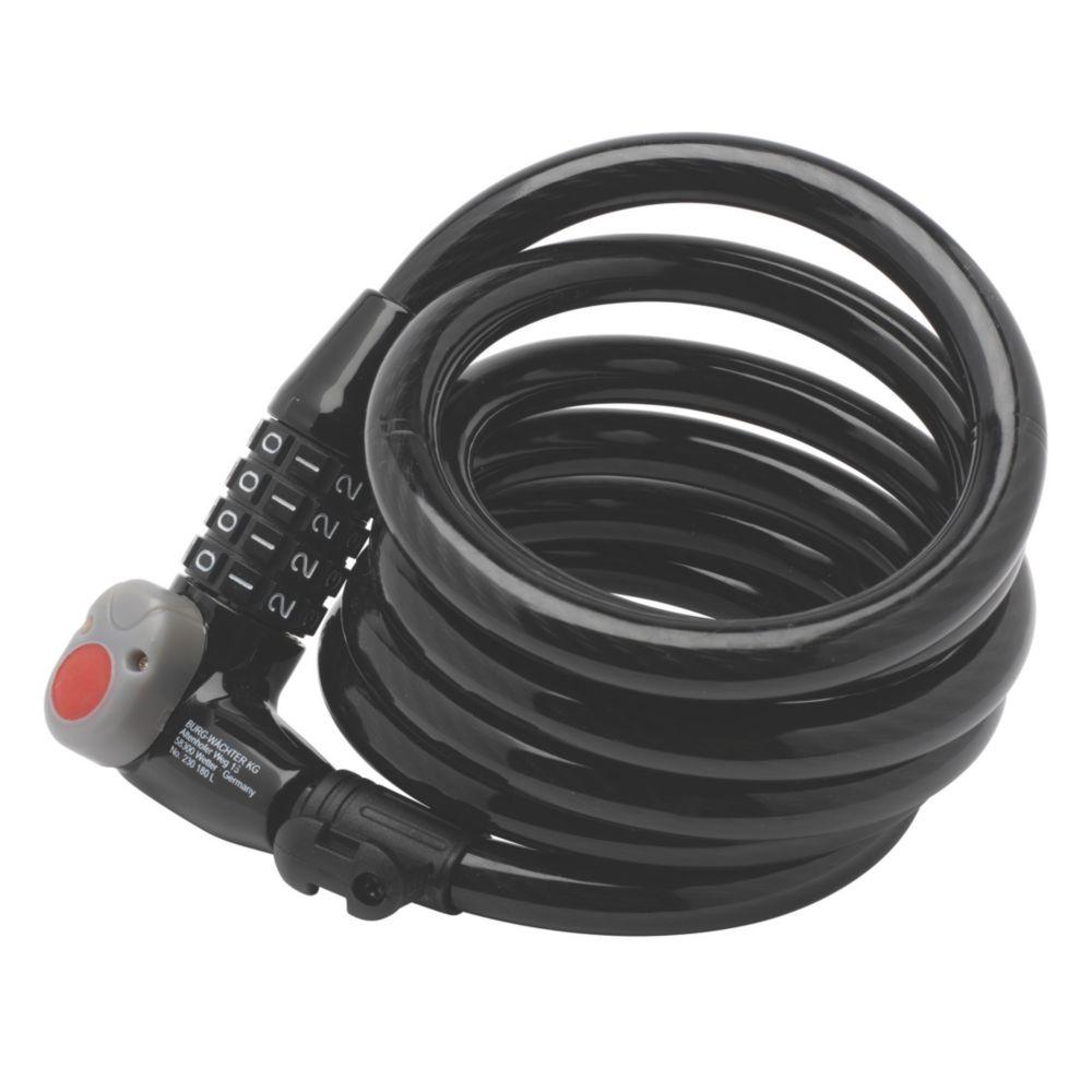 Burg-Wachter Plastic LED Security Cable 180cm x 1.2cm - Screwfix