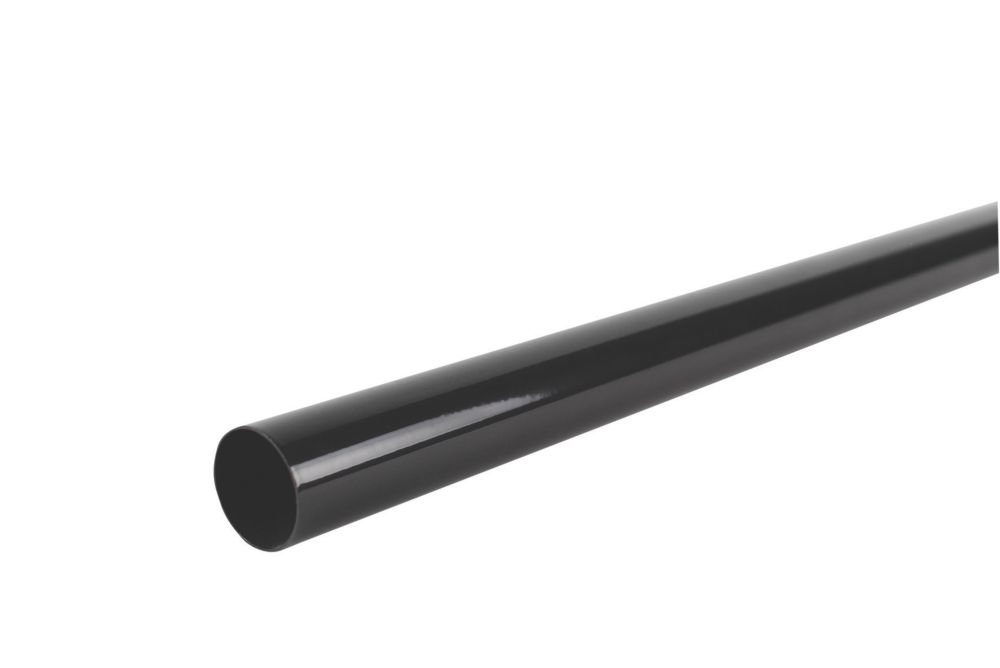 Essentials Tube Black 1220mm x 25mm - Screwfix