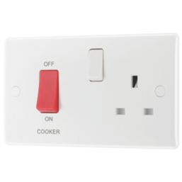 British General 800 Series 45A 1-Gang DP Cooker Switch & 13A DP ...
