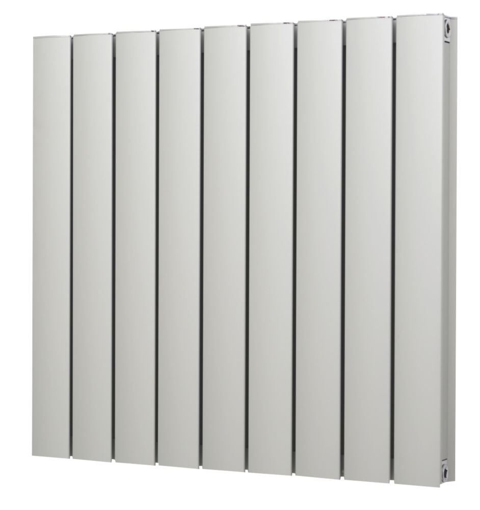 Glow Radiator 600 x 625mm Matt Chrome 2705BTU | Aluminium Radiators ...