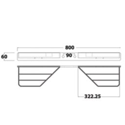 Maypole Heavy Duty Double Tow Step - Screwfix