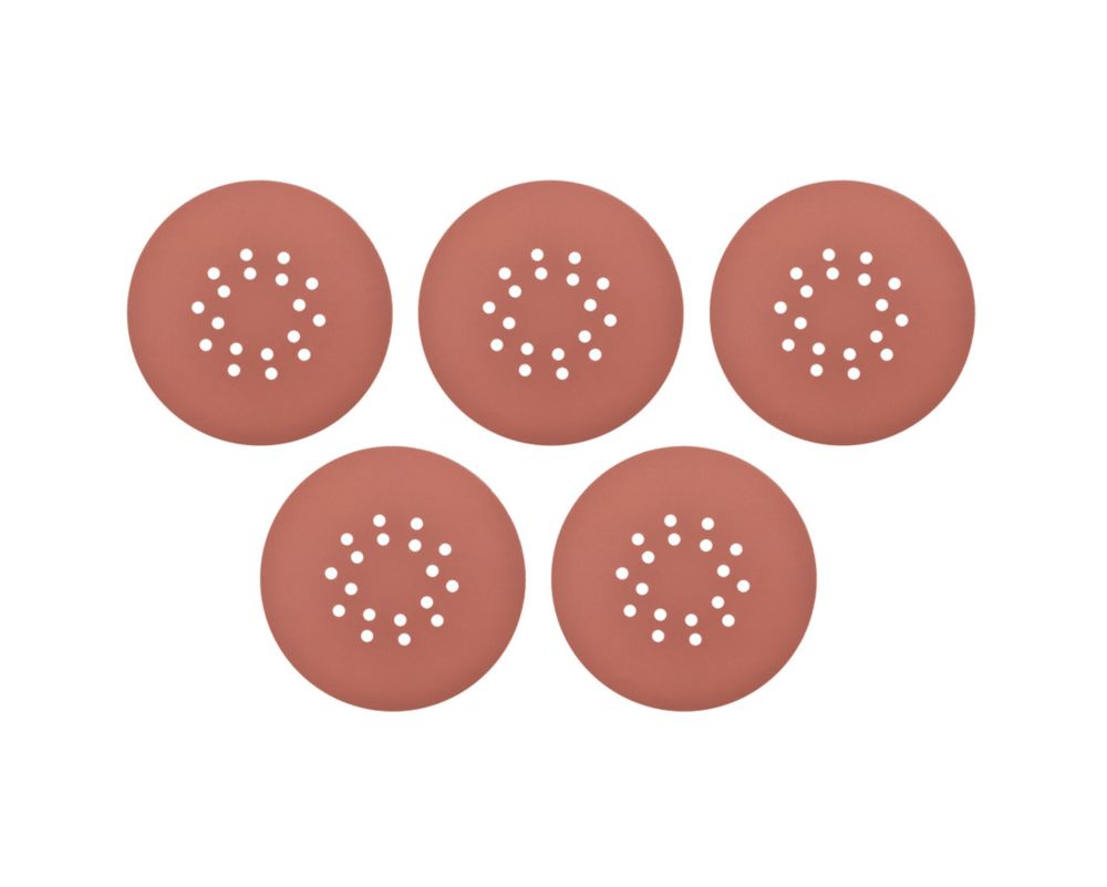 Titan 240 Grit 18-Hole Punched Multi-Material Sanding Sheets 225mm 5 Pack - Screwfix